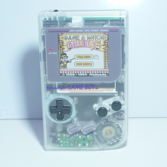 Nintendo | Video Games & Consoles | Transparent Clear Nintendo Game Boy Dmg With 36 Color ...